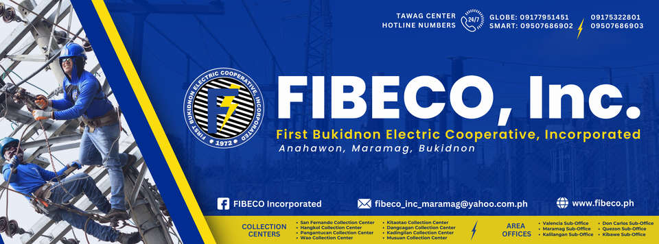 First Bukidnon Electric Cooperative, Inc. (FIBECO) - We Make Lives Better